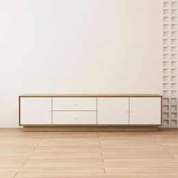 TV-Board OTTO HOME "Blaire", natur, B:180cm H:45cm T:40cm, ABS-Kunststoff, FSC-zertifizierter Holzwerkstoff, MDF, Melamin, Spanplatte, Sideboards, kratzfeste Melaminoberfläche, ABS-Kanten und FSC-zertifiziertem Holz
