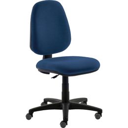 mayer Sitzmöbel Drehstuhl MAYER SITZMÖBEL "2211", blau (dunkelblau, schwarz), B:62cm H:93cm T:62cm, Stühle, Kinderdrehstuhl Bürodrehstuhl, recyceltes Polyester