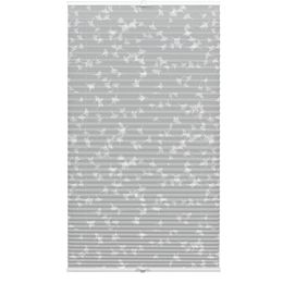 Plissee Gardinia "Dekor Ginkgo Oesyter Mushroom", grau, B:40cm H:130cm, Obermaterial: 100% Polyester, Plissees, Klemmtr&auml;ger mit Feststellschraube, Plissee Concept Tr&auml;gern zum Klemmen