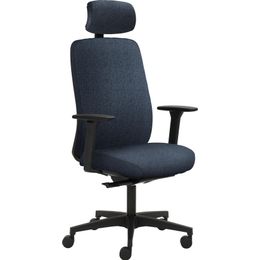 mayer Sitzmöbel Bürostuhl MAYER SITZMÖBEL "myTRITON", blau (jeansblau, schwarz), B:70cm, Polyester, Stühle