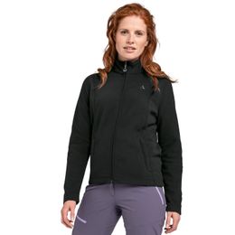Sch&ouml;ffel Fleecejacke SCH&Ouml;FFEL "Fleece Jacket Leona3", Damen, Gr. 48, schwarz, Fleece, Obermaterial: 100% Polyester, Jacken Fleecejacke, W&auml;rmend, atmungsaktiv &Uuml;bergangsjacke