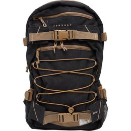 Rucksack Brandit "Brandit Forvert Cord Louis Backpack", Gr. onesize, schwarz, Polyester, Rucksäcke