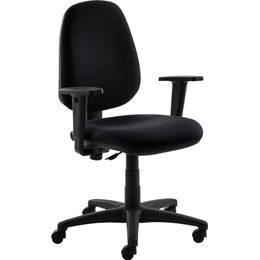 mayer Sitzmöbel Drehstuhl MAYER SITZMÖBEL "2211", schwarz (schwarz, schwarz), B:62cm H:93cm T:62cm, Stühle, Kinderdrehstuhl Bürodrehstuhl, recyceltes Polyester