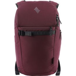 Freizeitrucksack Nitro "Nikuro", Kinder, Gr. B/H/T: 30cm x 49cm x 19cm, rot (wine), Nylon, Polyester, Polyethylen, Rucksäcke, Rucksack für Freizeit, Arbeit, Reise und Schule, City und Streetpack