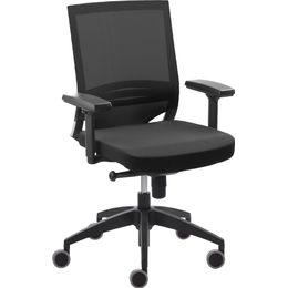 mayer Sitzmöbel Drehstuhl MAYER SITZMÖBEL "2475", schwarz (schwarz, schwarz), B:65cm H:94cm T:60cm, Stühle, Bürodrehstuhl
