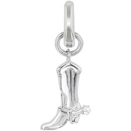 Charm-Einhänger Amor "Stiefel", silber (silberfarben), Charms, Damen, Silber 925 (Sterlingsilber)