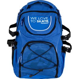 Sportrucksack Powerslide "WeLoveToSkate Backpack", blau (blau, schwarz), Rucksäcke, Kinder, Nylon