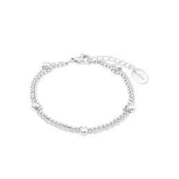 Armband s.Oliver "Schmuck Geschenk", silber (edelstahlfarben), Armbänder, Damen, 20cm, Edelstahl