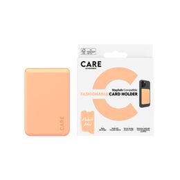 CARE BY PANZERGLASS Etui "Fashionable Card Holder mit MagSafe für Apple iPhone", orange, iPhone 12 iPhone 13 iPhone 14, Hüllen, Kartenhalter, Schutzhülle, MagSafe Case, Schutzcase, stoßfest