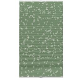 Plissee Gardinia "Dekor Ginkgo Oesyter Mushroom", gr&uuml;n, B:70cm H:130cm, Obermaterial: 100% Polyester, Plissees, Klemmtr&auml;ger mit Feststellschraube, Plissee Concept Tr&auml;gern zum Klemmen