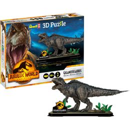3D-Puzzle Revell "Jurassic World Dominion - Giganotosaurus", bunt, Puzzles, KinderB:16,3cm H:18,7cm T:43,1cm, Motiv, B:16,3cm H:18,7cm T:43,1cm
