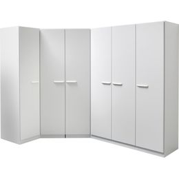 Schrank-Set INOSIGN BY RAUCH "Kleiderschrank Schrank Garderobe Wäscheschrank VANDOR", weiß (alpinweiß), B:164cm H:197cm T:253cm, Holzwerkstoff, Kastenmöbel-Sets, 6-türig mit viel Stauraum, Schränke einzeln stellbar MADE IN GERMANY