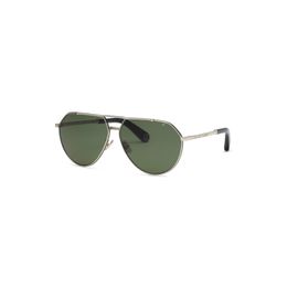 Sonnenbrille Philipp Plein "Signature", Herren, 22sp, shinypalladium, Sonnenbrillen