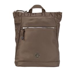 JOOP! JOOP JEANS Damen Rucksack "lietissimo 1.0 elva backpack lvz"olive night, Polyester, Basic, Rucksäcke, mit Reißverschluss-Außenfach