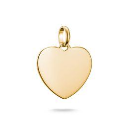 Charm Herz Thomas Sabo "Charm Herz groß - Connect", gold (gelbgoldfarben), Charms, Damen, Silber 925 (recycelt)