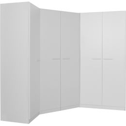 Schrank-Set INOSIGN BY RAUCH "Kleiderschrank Schrank Garderobe Wäscheschrank VANDOR", weiß (alpinweiß), B:164cm H:197cm T:208cm, Holzwerkstoff, Kastenmöbel-Sets, 5-türig mit viel Stauraum, Schränke einzeln stellbar MADE IN GERMANY