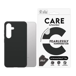 CARE BY PANZERGLASS Handyhülle "Fearlessly Fashionable Case für Samsung Galaxy S25 Plus", schwarz, B:11cm H:2,5cm T:20cm, Hüllen, Backcover, Schutzhülle, Handyschutzhülle, Case, Schutzcase, stoßfest