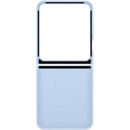 Samsung Backcover "Silicone Case with Ring für Galaxy Flip6", blau (hellblau), B:8,5cm H:1,8cm T:19,5cm, Hüllen, Backcover, Schutzhülle, Handyschutzhülle, Case, Schutzcase, stoßfest