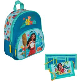 Kinderrucksack Undercover "Vaiana", Kinder, Gr. B/H/T: 25,5cm x 30,5cm x 10cm, vaiana, Polyester, Rucksäcke, inklusive Geldbeutel