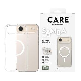 CARE BY PANZERGLASS Handyhülle "Samba MagSafe Case für Apple iPhone Air", clear, Apple iPhone Air, Hüllen, Backcover, Schutzhülle, Handyschutzhülle, Case, Schutzcase, stoßfest