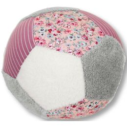 Softball Sterntaler "Stoff, rosa/grau", rosa (rosa, grau), Bälle, KinderØ:11cm, Materialmix, für Babys, Ø:11cm