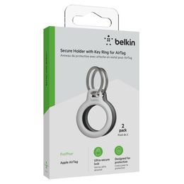 Belkin Schlüsselanhänger "Secure Holder (2er-Pack)", grau, Schlüsselanhänger