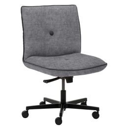mayer Sitzmöbel Drehstuhl MAYER SITZMÖBEL "myCOSYWORXX Homeoffice Sessel", grau (grau, schwarz), B:58cm H:89cm T:64cm, Stoff, Stühle, besonders bequem gepolstert
