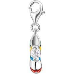 Charm-Einhänger Thomas Sabo "bunter Sportschuh", silber (silberfarben), Charms, Damen, Silber 925 (Sterlingsilber)