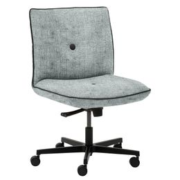mayer Sitzmöbel Drehstuhl MAYER SITZMÖBEL "myCOSYWORXX Homeoffice Sessel", grün (mint, schwarz), B:58cm H:89cm T:64cm, Stoff, Stühle, besonders bequem gepolstert