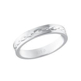 Fingerring Amor "Classy-Chic" Gr. 50, silber (silberfarben), Fingerringe, Damen, 50, Silber 925 (Sterlingsilber), 3mm