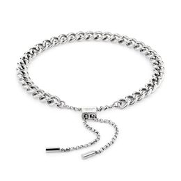 Armband Liebeskind Berlin "Schmuck Edelstahl Armkette The Must-Have", silber (edelstahlfarben), Armbänder, Damen, 23cm, Edelstahl