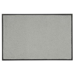 Fu&szlig;matte "Original Uni, Schmutzfangteppich" Gr. 2, grau (hellgrau), B:50cm H:9mm L:75cm, Kunstfaser, wash+dry by Kleen-Tex, Teppiche, Fu&szlig;matte, Schmutzmatte, rutschhemmend, auch als L&auml;ufer erh&auml;ltlich