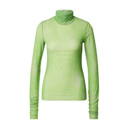 WEEKDAY Shirt 'Immerse' Damen Größe S silbergrau / grün