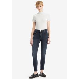 Levi's Skinny-fit-Jeans LEVI'S "311 SHP CORSET SKINNY", Damen, Gr. 29, Länge 28, blau (game night), Denim/Jeans, Obermaterial: 78% Baumwolle, 21% Polyester, 1% Elasthan, skinny fit knöchellang, Jeans