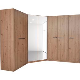 Schrank-Set INOSIGN BY RAUCH "Kleiderschrank Schrank Garderobe Wäscheschrank VANDOR", braun (eiche artisan), B:208cm H:197cm T:253cm, Holzwerkstoff, Kastenmöbel-Sets, 7-türig mit viel Stauraum, Schränke einzeln stellbar MADE IN GERMANY