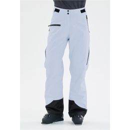 Skihose SLOPE "Zuki", Damen, Gr. L, US-Gr&ouml;&szlig;en, hellblau, schwarz, 100% Polyester, mehrfarbig, lang, Hosen Skihose, mit 15.000 mm Wassers&auml;ule