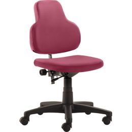 mayer Sitzmöbel Bürostuhl MAYER SITZMÖBEL "Kinderdrehstuhl myONE", bunt (rot, violett, schwarz), B:64cm H:94cm T:60cm, Kunststoff, Polyester, Stühle, Bürostuhl Bürodrehstuhl, mitwachsend