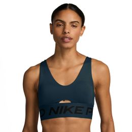 Nike Pro Indy Plunge Dri-FIT Medium Support Padded Sports Bra Damen