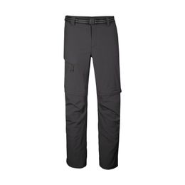 Zip-off-Hose Killtec "KOS 188 KG MN PNTS", Herren, Gr. 25, Kurzgrößen, grau (anthrazit), Obermaterial: 100% Polyester, Hosen, Killtec Funktionshose: Wasserabweisend, abzippbar, Stretch