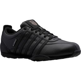 Sneaker K-Swiss "Arvee 1.5", Herren, Gr. 41, schwarz, Leder, unifarben, unifarben mit Farbeinsatz, Schuhe