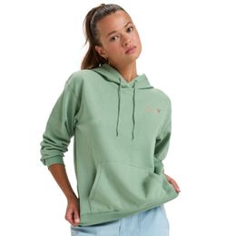 Hoodie Roxy "Saturdaze", Damen, Gr. L, gr&uuml;n, Obermaterial: 60% Walkfrottier, 40% Microfaser;, Sweatshirts Hoodie