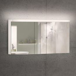 Schneider LOW basic Spiegelschrank, 3 T&uuml;ren, 171.350.02.0201, LOB 150/3/LED