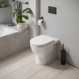 Duravit D-Code Toilette bodenstehend back to wall, 40370900A1, back to wall
