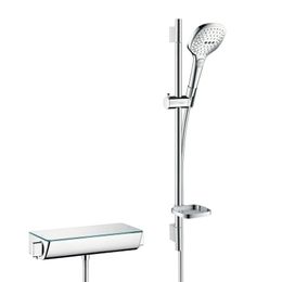 Hansgrohe Raindance Select E Aufputz-Duscharmatur mit Thermostat, 27038400,