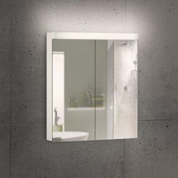 Schneider LOW basic Spiegelschrank, 2 T&uuml;ren, 171.261.02.0201, LOB 60/2/LED