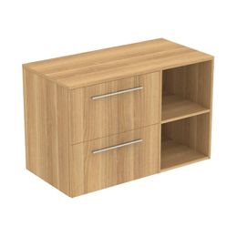 Ideal Standard i.life B Waschtischunterschrank ohne Ausschnitt, 2 Ausz&uuml;ge, T5753NX,