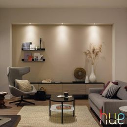 PHILIPS Hue White Ambiance Milliskin Einbaustrahler, 3er Set Erweiterung, GU10, 8720169319936,