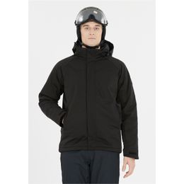 Skijacke WHISTLER "Milas", Herren, Gr. XXL, schwarz, 94% Polyester, 6% Elasthan, unifarben, normal, ohne Ausschnitt, Jacken, mit atmungsaktiver Funktion