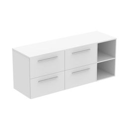 Ideal Standard i.life B Waschtischunterschrank ohne Ausschnitt, 4 Ausz&uuml;ge, T5840DU,