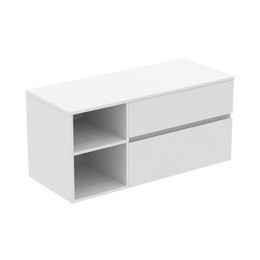 Ideal Standard Finesse Schrank mit Konsolenplatte B: 120,2 H: 55,8 T: 50,5 cm, 2 Ausz&uuml;ge, E3438Y1,